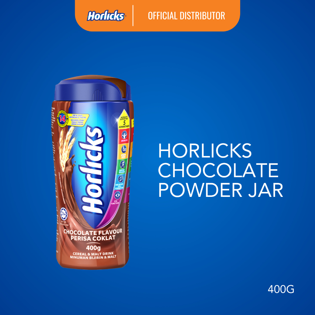 Horlicks Chocolate Powder Jar - 400g | Shopee Singapore