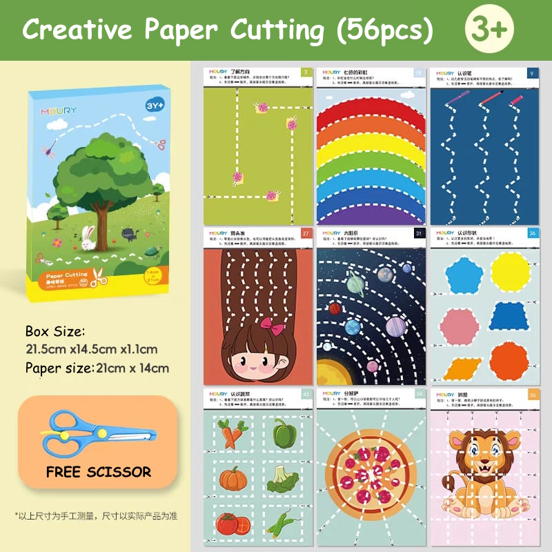 [SG Seller] Cut and Paste Activity Paper for Kids – Creative DIY ...