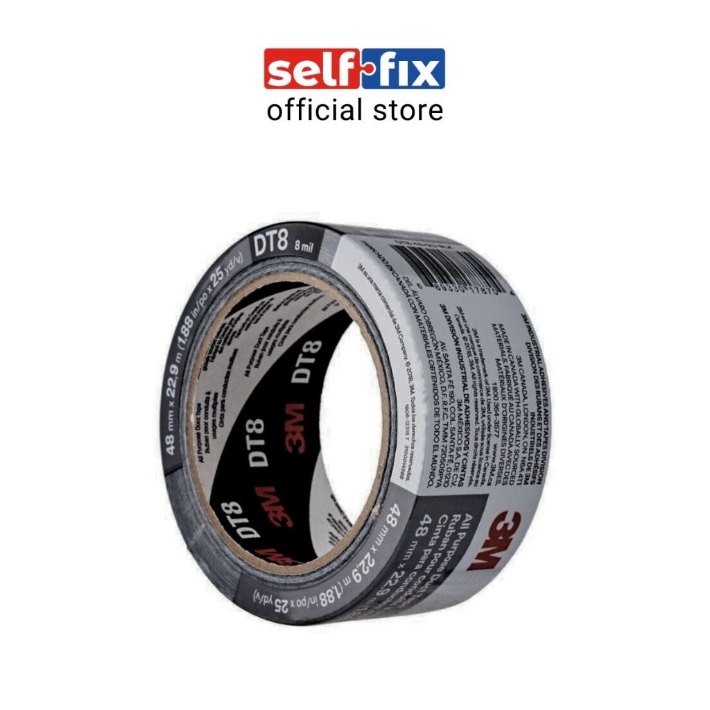 3M DT8 All Purpose Duct Tape 48mmx22.9M Black | Shopee Singapore