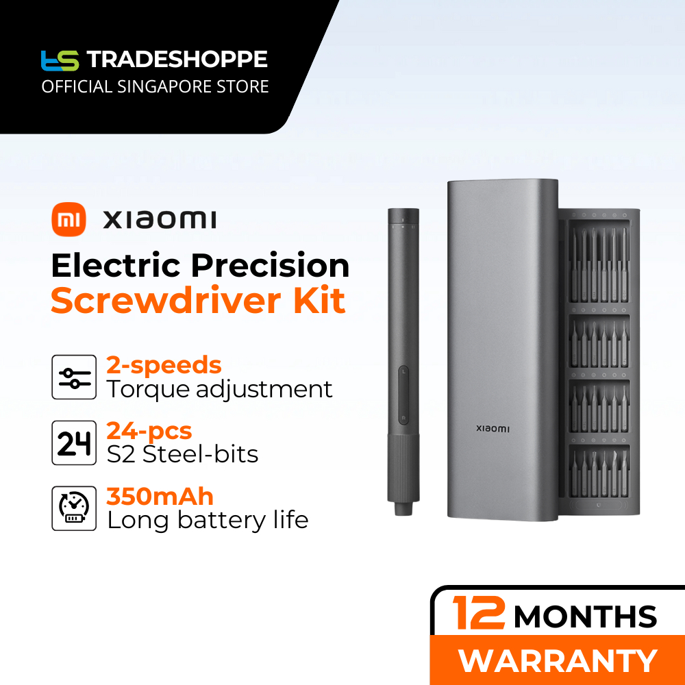 Xiaomi Mi Electric Precision Screwdriver Kit - MJDDLSD003QW 24 Bits S2 ...