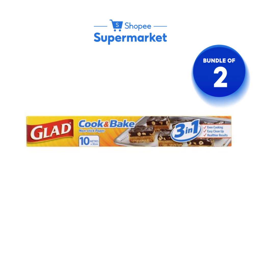 [Bundle of 2] Glad Cook & Bake Baking Paper (10m) | Shopee Singapore