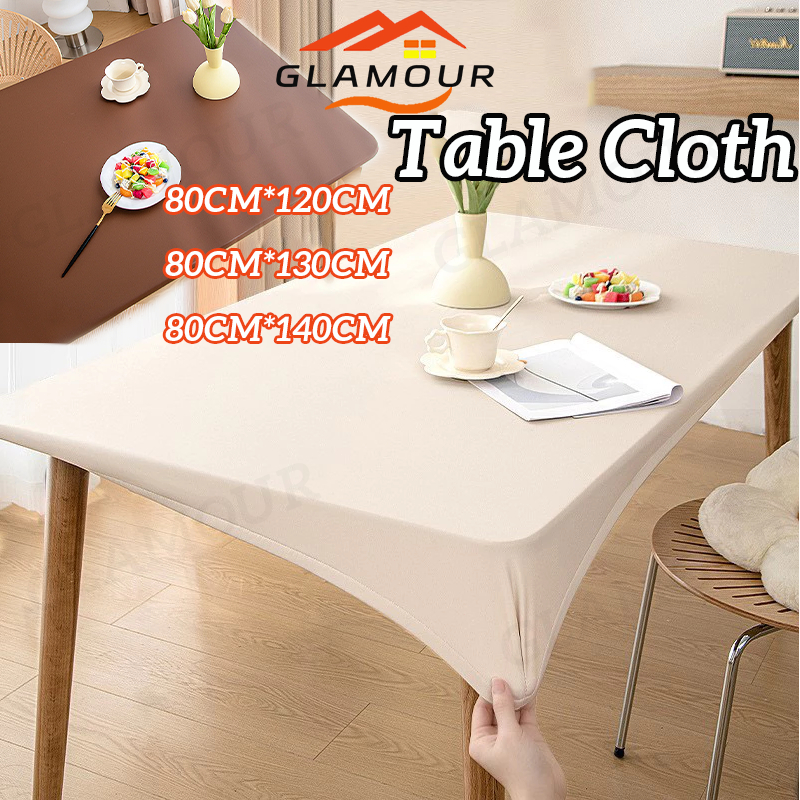 [SG] 80CM*140CM Table Cloth PVC Waterproof Rectangle Cloth Dining Table ...