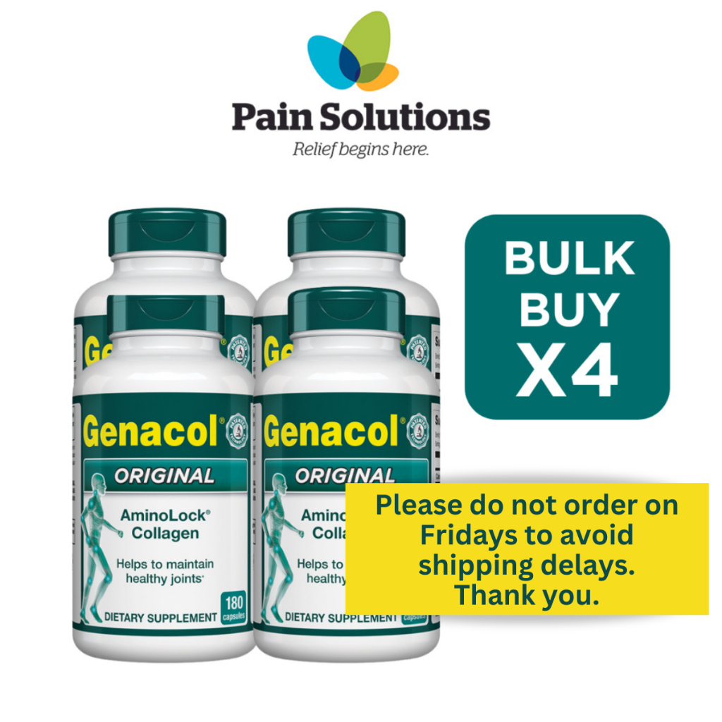 [Bundle of 4] Genacol Original 180 caps - Superior Ultra Hydrolyzed ...