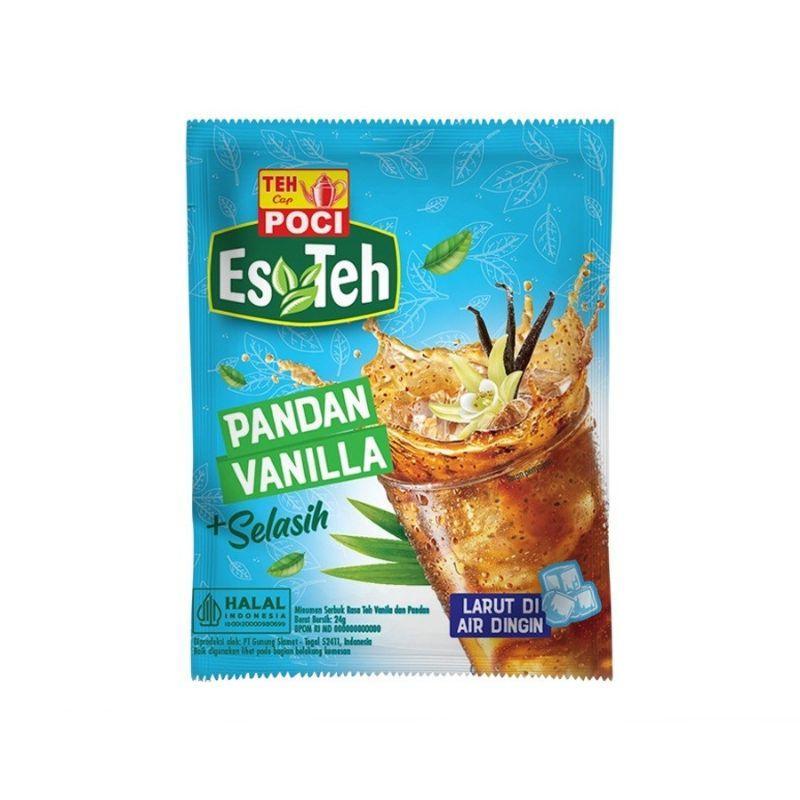TEH POCI Ice Tea Sachet Pandan Vanilla Flavour with Basil Seeds (sold ...