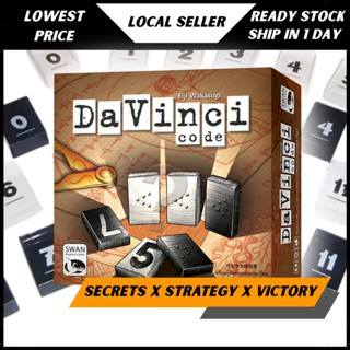 Davinci Code Card Game Board Game Strategy Code Breaking Uno Monopoly ...