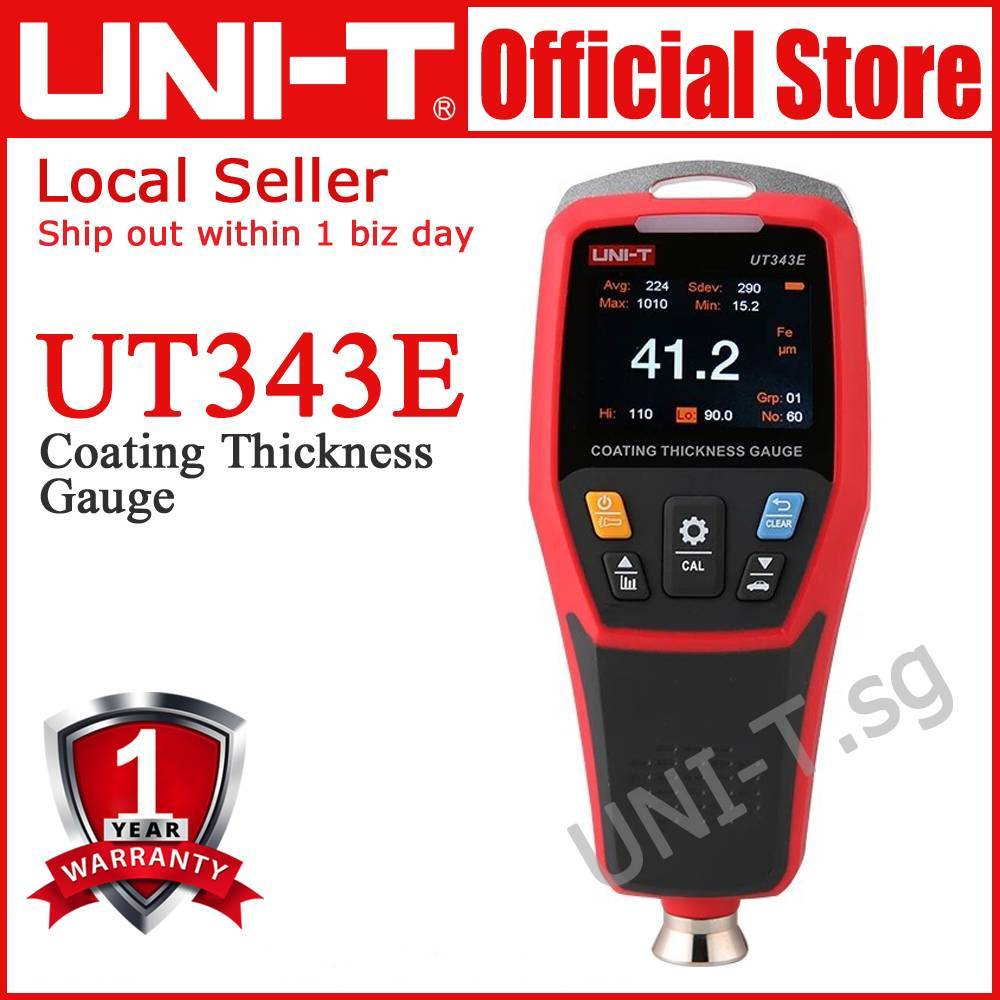 Uni-T UT343E UT343D Coating Thickness Gauge | Shopee Singapore