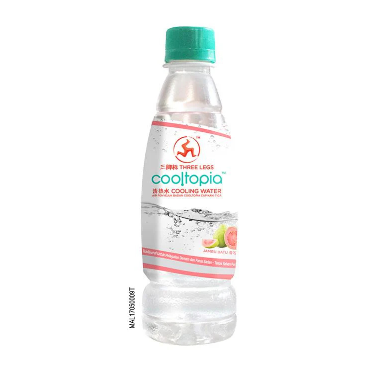 Three Legs Cooltopia Cooling Water Guava Flavour (320ml) | Shopee Singapore