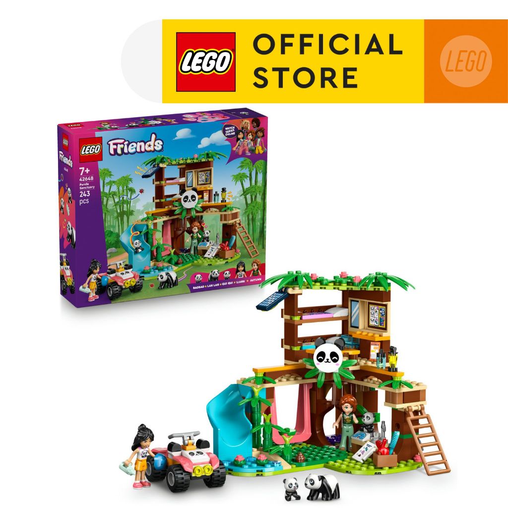 LEGO Friends 42648 Panda Sanctuary Animal Care (243 Pieces) | Shopee ...