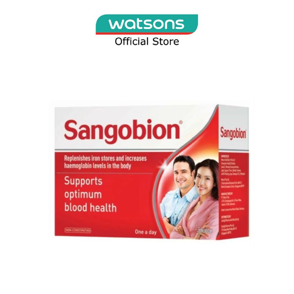 SANGOBION Iron Supplement Capsule (Support Optimum Blood Health) 28s ...