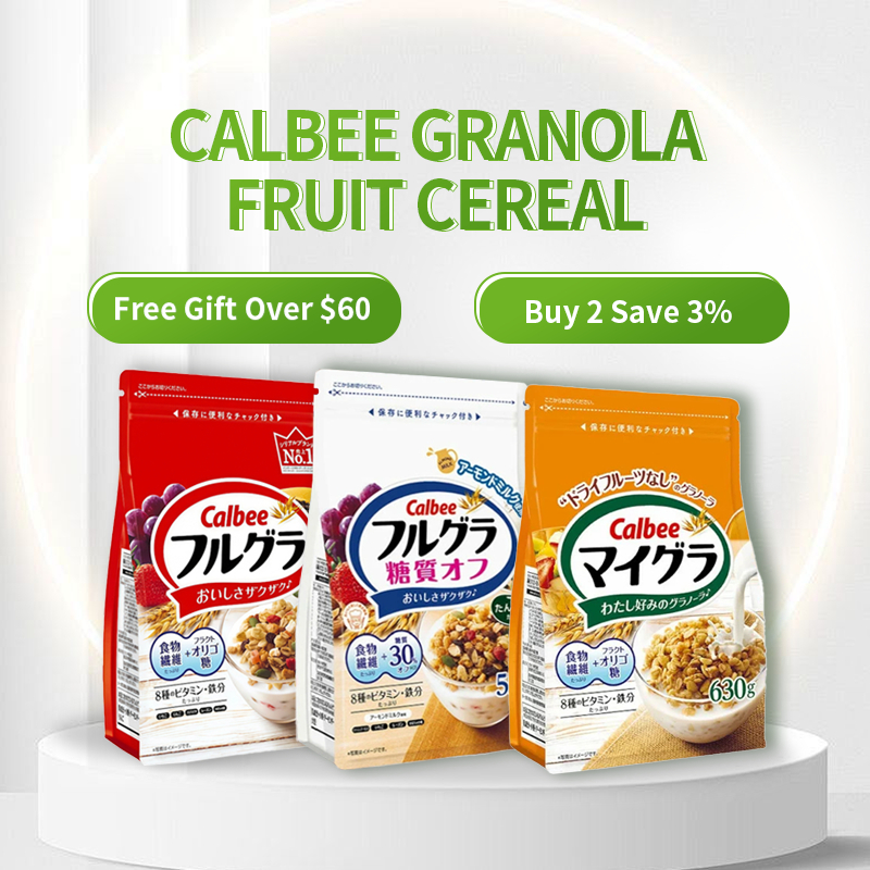 Japanese Granola Calbee Frugra Assorted Flavors Premium Crunchy Cereal ...