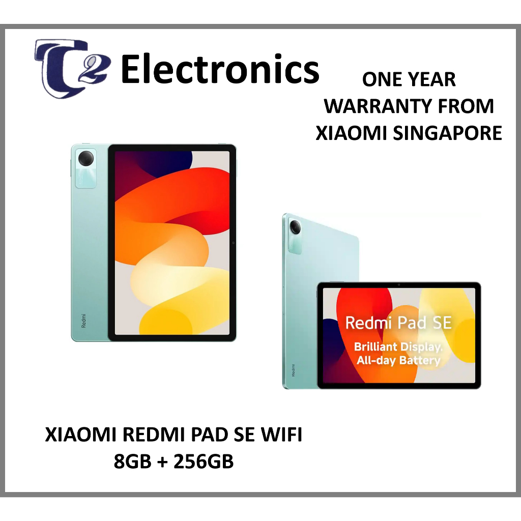 Xiaomi Redmi Pad SE | 8GB + 256GB | 11-inch IPS LCD | 8,000 mAh Battery Tablet | - T2 ...