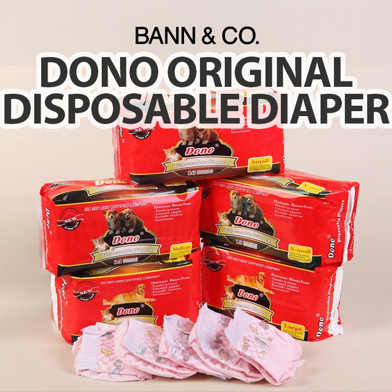 Dono Original Disposable Pet Diaper for Dogs/Cats (Male/Female ...
