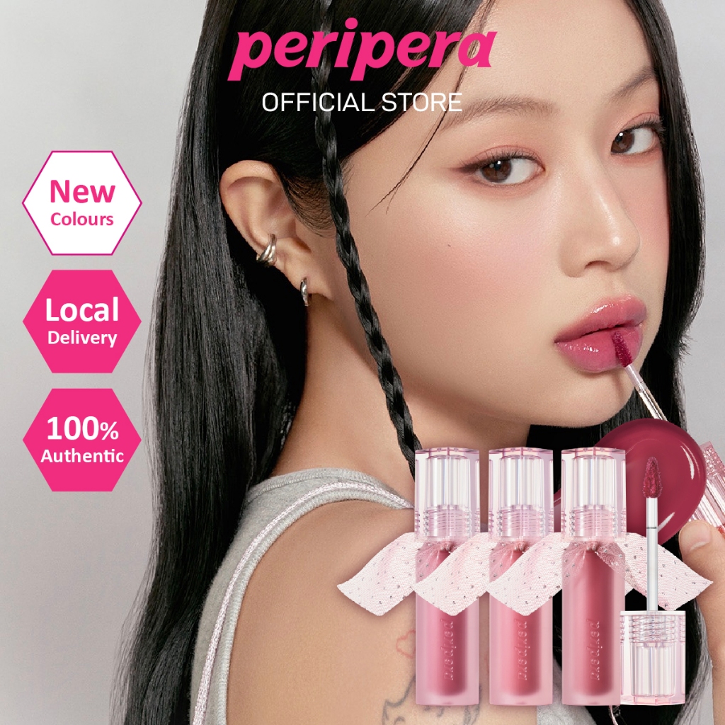 [PERIPERA] Water Bare Tint 3.7g (NEW Color | Long-lasting | Hydrating | Non-sticky | Lip tint ...