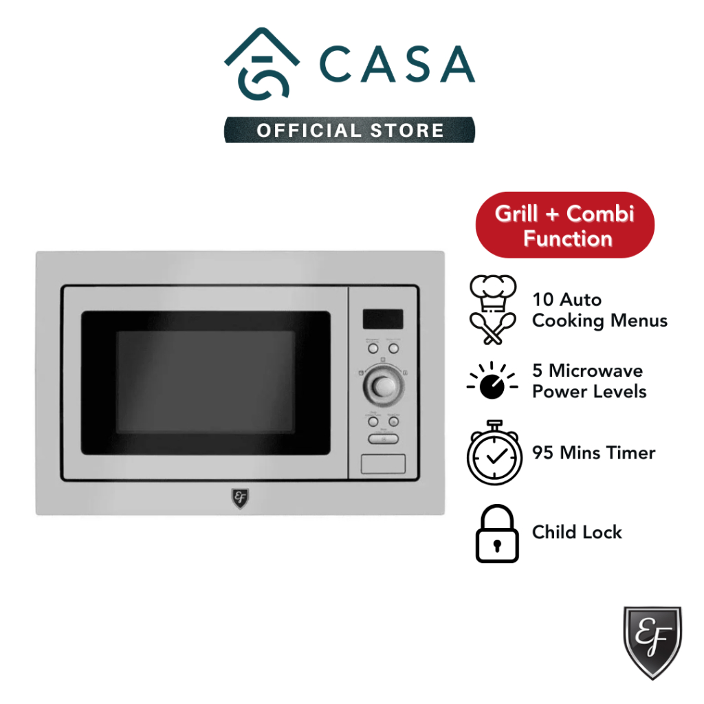 EF 25L Built-In Microwave Oven With Grill | BM 259 M | Shopee Singapore