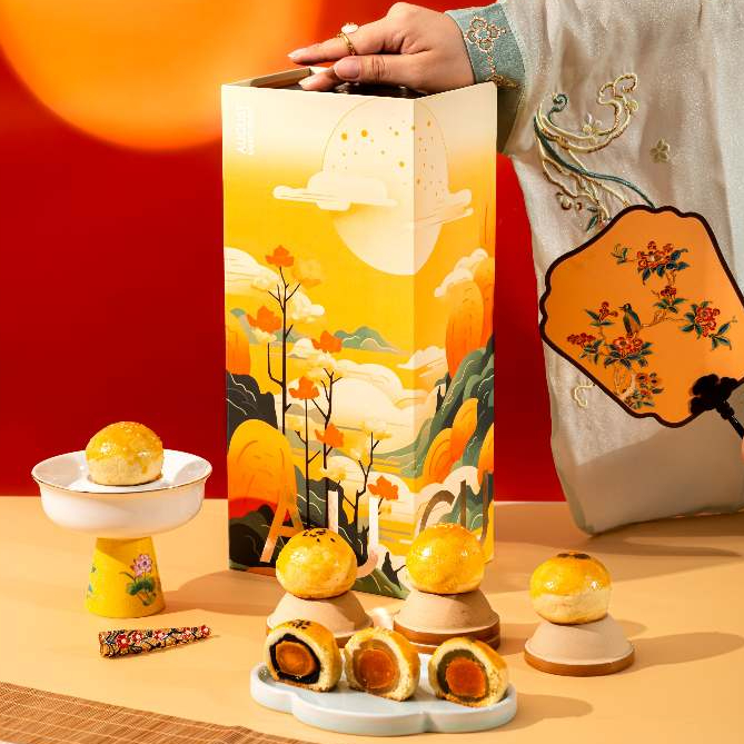 [August Signature] Full Moon Shanghai Mooncake with Single Yolk 6 Pcs ...