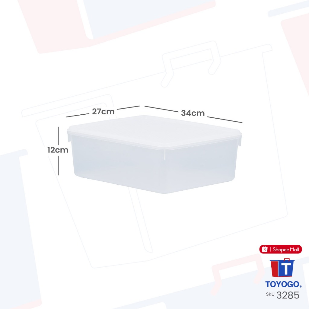 TOYOGO Diamond Series Storage Box – Strong, Stackable, Space-Saving ...