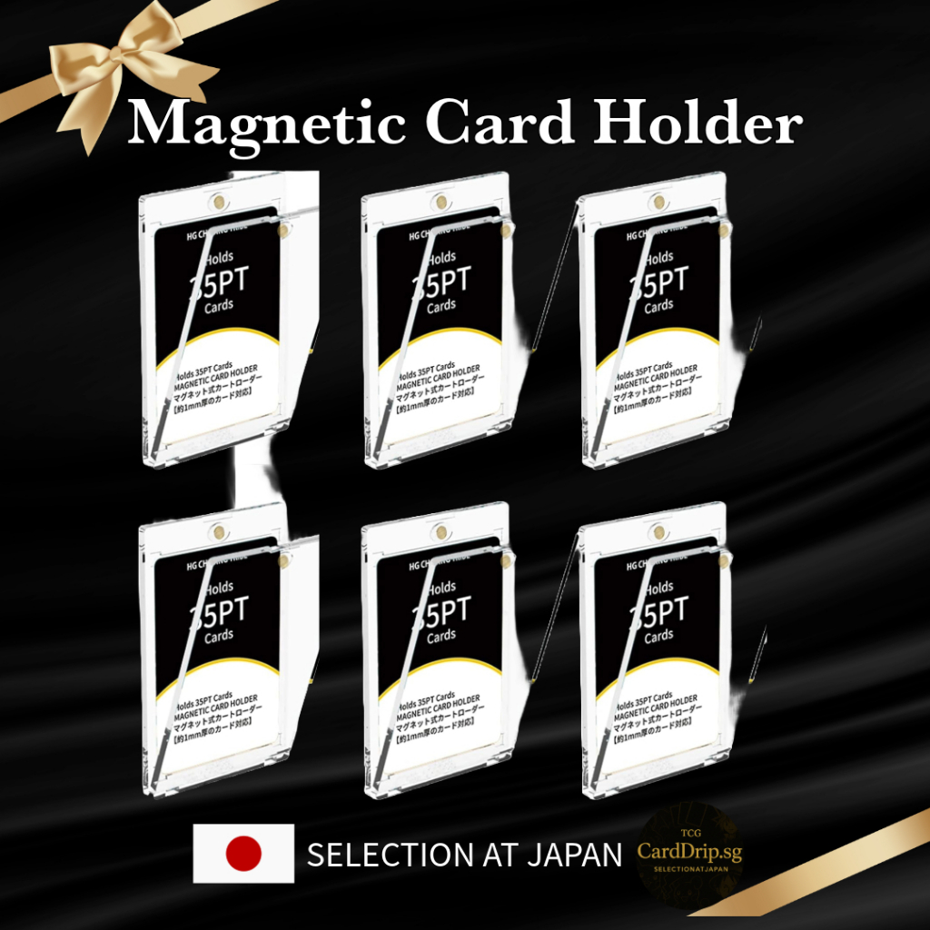 35pt Magnetic Card Holder – UV Cut Case for Pokémon / One Piece / Yu-Gi-Oh | Clear PS Material ...
