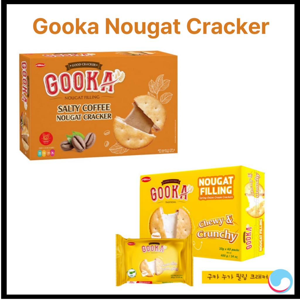 Bibica Gooka Nougat Cracker Nougat Filling Biscuit Sandwich Original ...