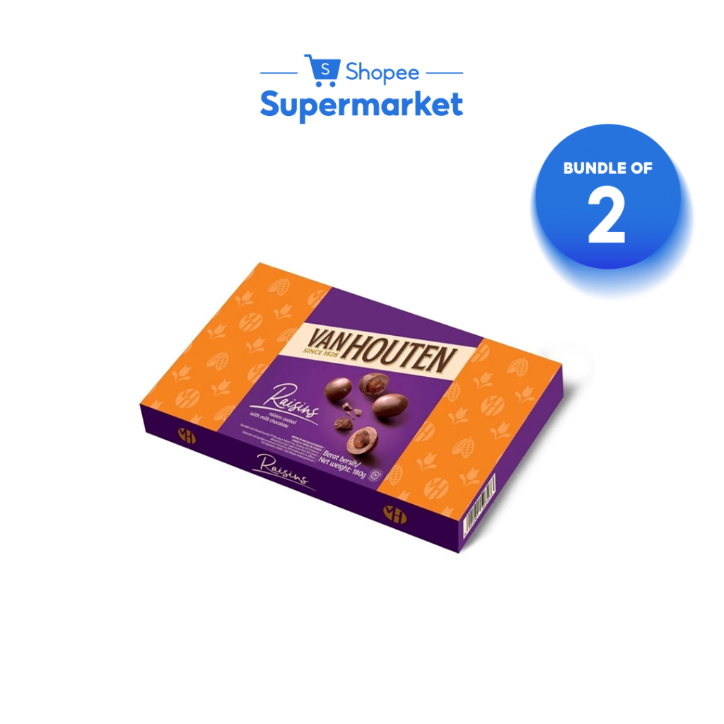 [Bundle of 2] Van Houten Raisins Box (150g) | Shopee Singapore