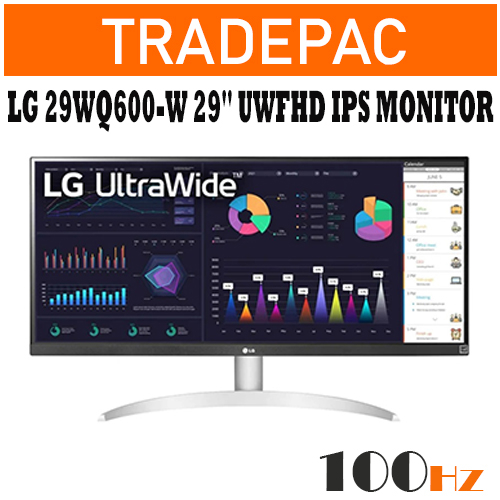 LG 29WQ600-W 29'' Ultra Wide FHD HDR10 AMD Free Sync IPS Monitor with ...