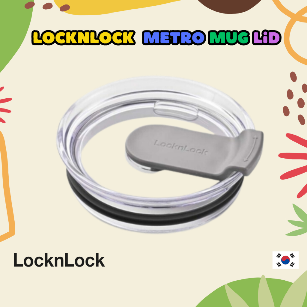 [LocknLock] Metro Mug Lid /355ml/475ml/600ml | Shopee Singapore