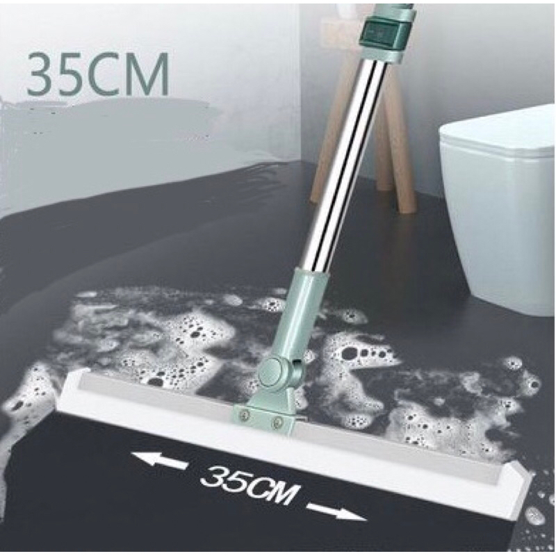 [Local Seller] 35cm Silicone Floor Scraper Wiper Broom Magic Broom ...