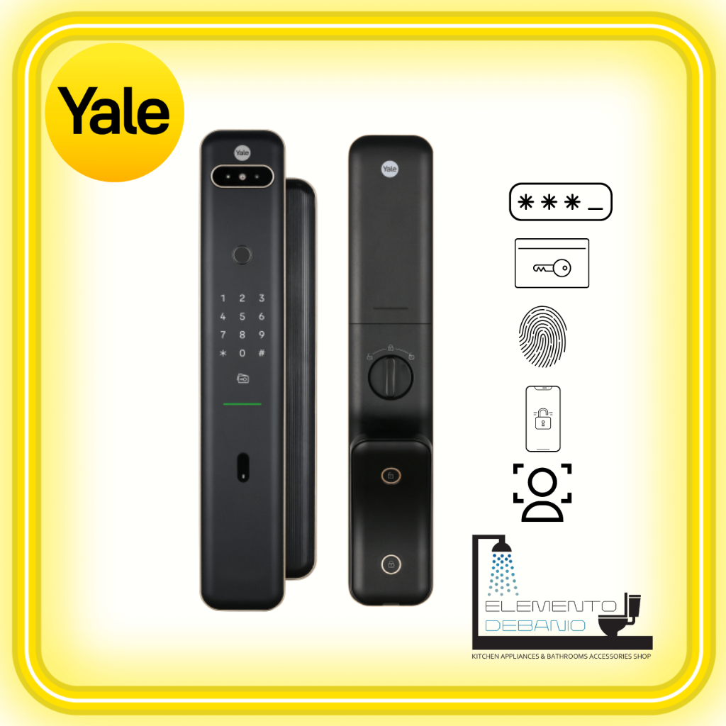 Yale Luna Pro+(Facial Recognition) Digital Door Lock - Push Pull | Yale ...