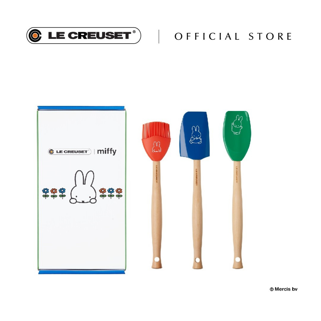 Le Creuset Silicone MIFFY Jewel Spatula, Set of 3 | Shopee Singapore