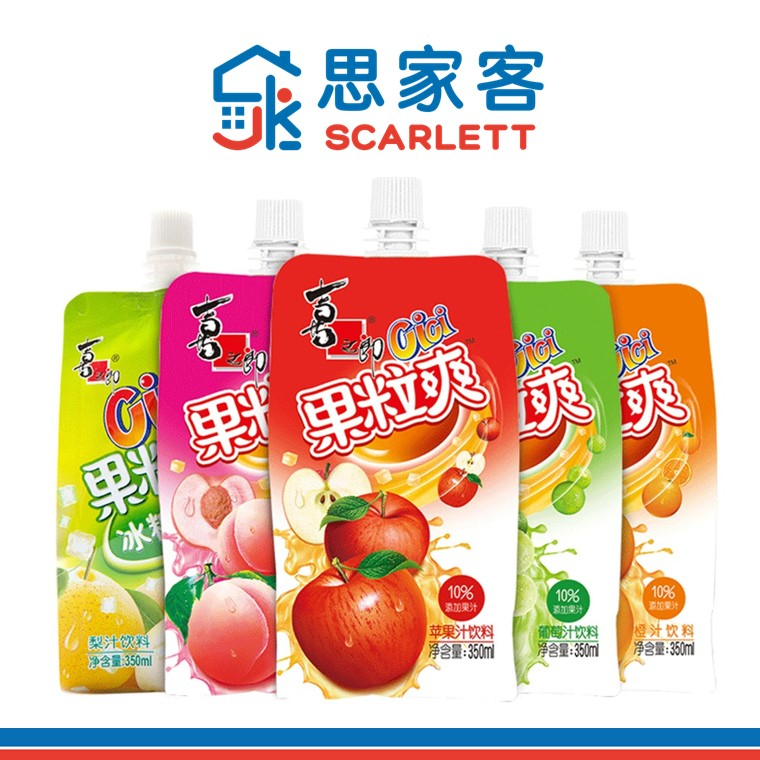 CICI Fruit Juice Konjac Jelly 喜之郎果汁果粒爽 350ml | Shopee Singapore