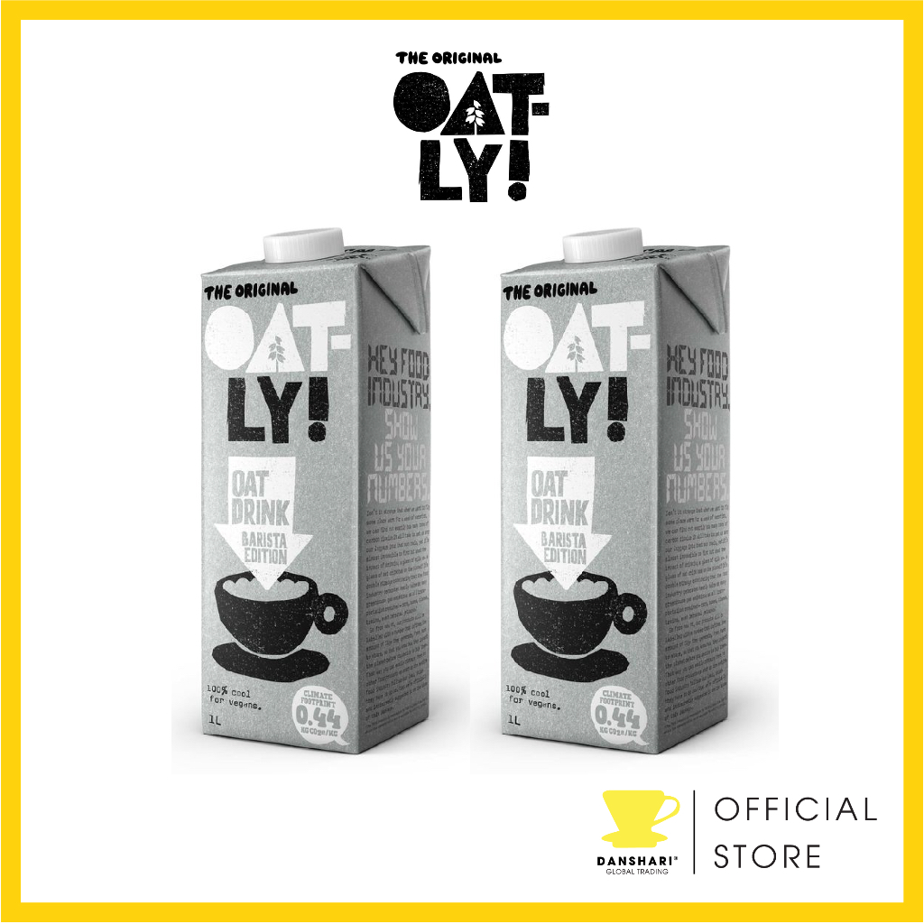 Oatly Oat Milk Barista Edition (2 x 1L) - Expiry Date 10 Jun 2024 | Shopee Singapore
