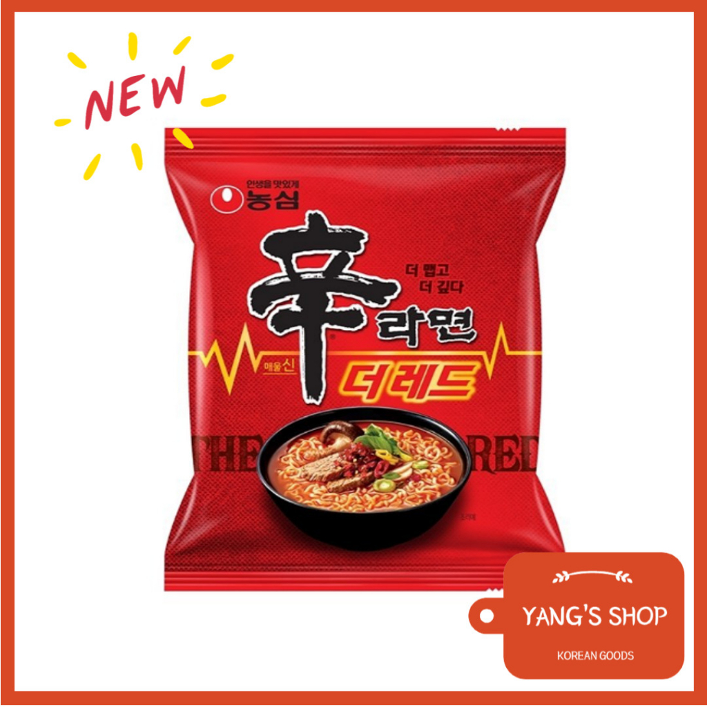 *NEW* [Limited] Shin Ramen The Red 123g / Nongshim Ramen / Spicy Noodle ...