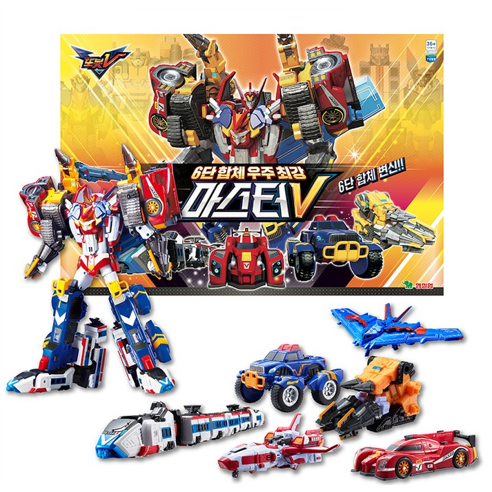 Tobot V Master V Speed Monster Rocket 6 Stage Union Action Figure ...
