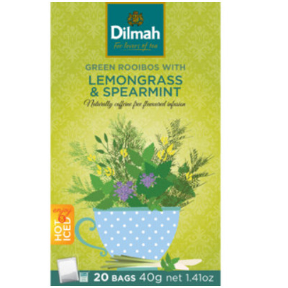 Dilmah Lemongrass And Spearmint Tea 1.5G 20S Tea/Dilmah Naturally Zesty ...