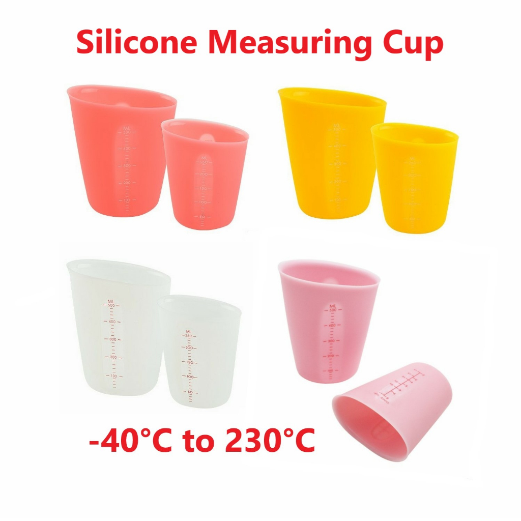 EZCOOK Silicone Measuring Cup High Temperature Resistance Batter ...