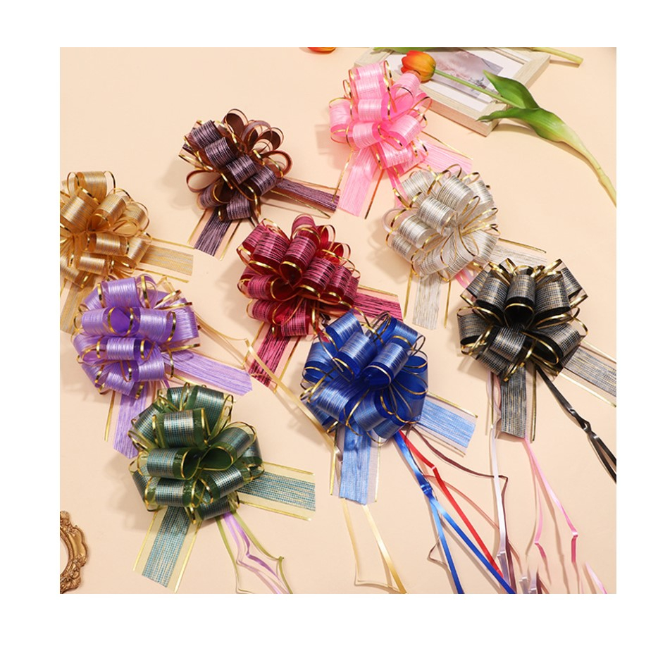 Pull Bow Ribbon Flower Ribbon Gift DIY Packing Hamper Christmas Wedding ...