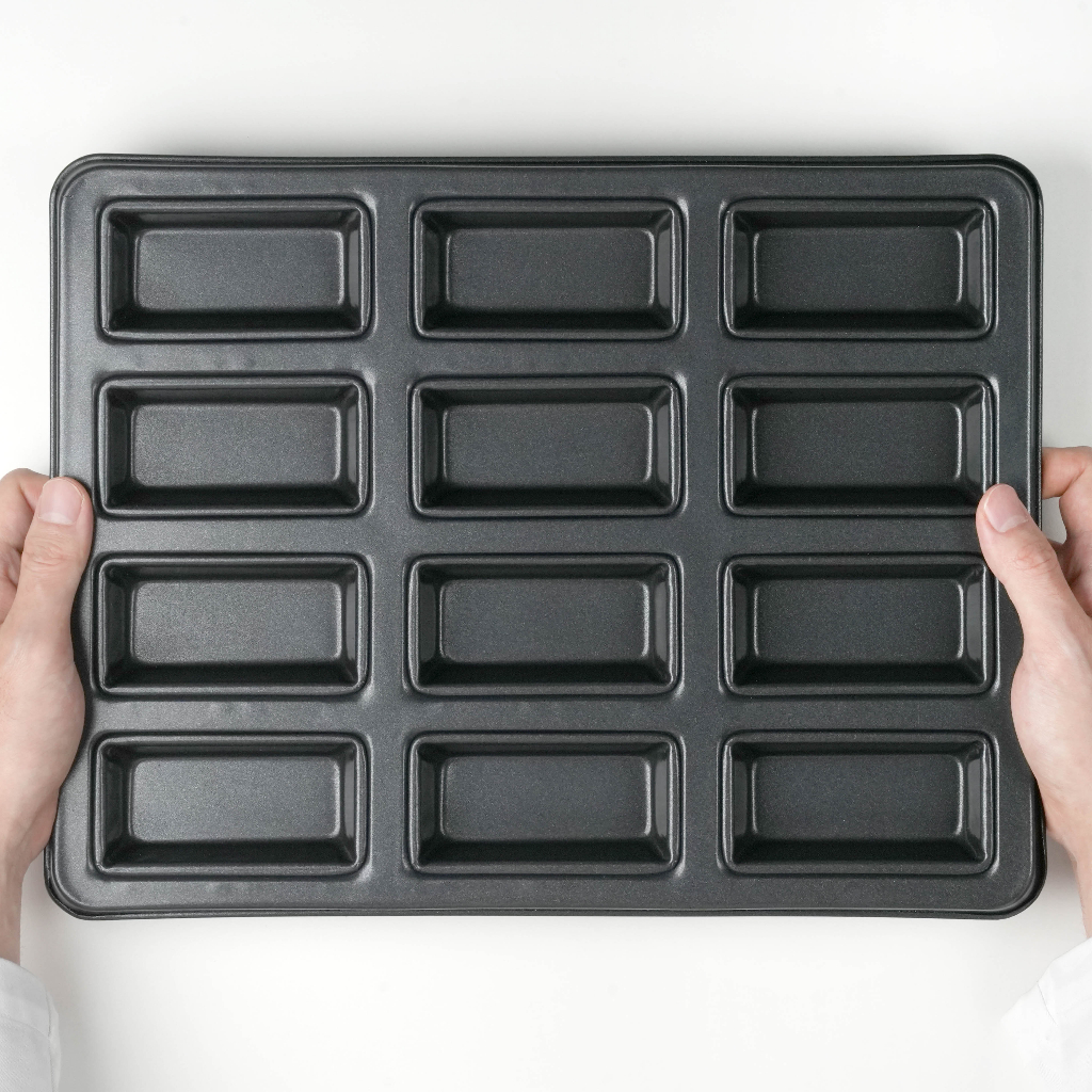 [Korea] Nonstick 12 Deep Cavities Teflon Coated Financier Pan Mould by ...