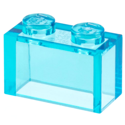 {Sim Brick-SG Seller} Lego 3065 Transparent Trans Brick 1 x 2 A ...
