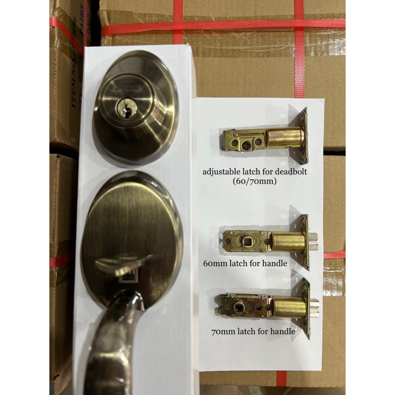 NELON Grip Handleset - Knob 1219 (Main Door Lock / Entrance Door Lock ...