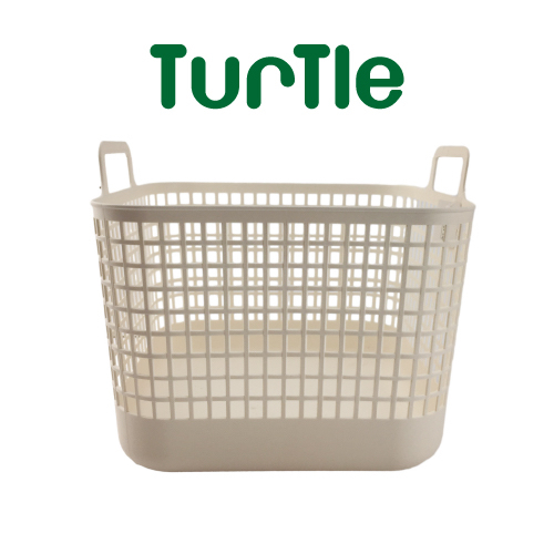 TURTLE Large Storage Basket Laundry Basket with Handle Desk Organizer ...