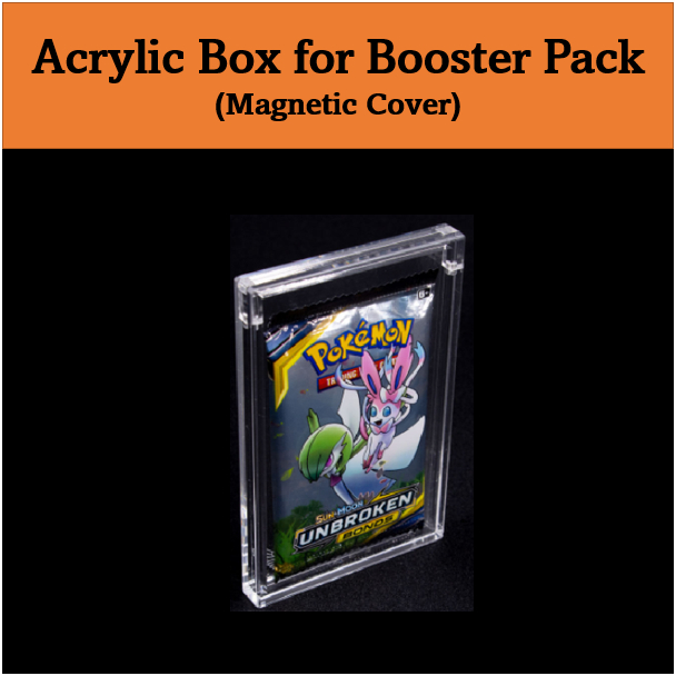 Magnetic Acrylic Display Case for Pokemon Products | ETB | Booster Box ...