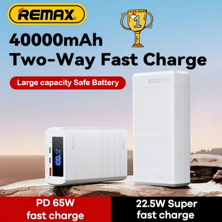 REMAX 40000mAh RPP-310 Dinba Series 65W PD + QC Super Fast Charging ...