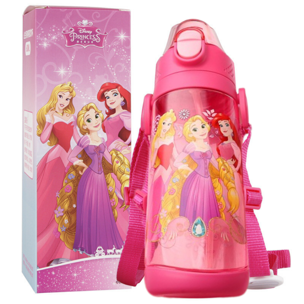[SG Seller]600ml Disney Princess Spout Direct Drink Water Bottle ...