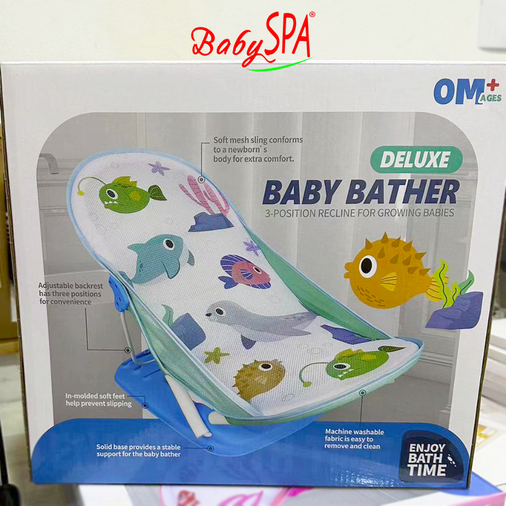 ♥♥♥ 𝐒𝐆 𝐒𝐞𝐥𝐥𝐞𝐫 BabySPA Baby Bathing Shower Bather Deluxe Bath Seat ...