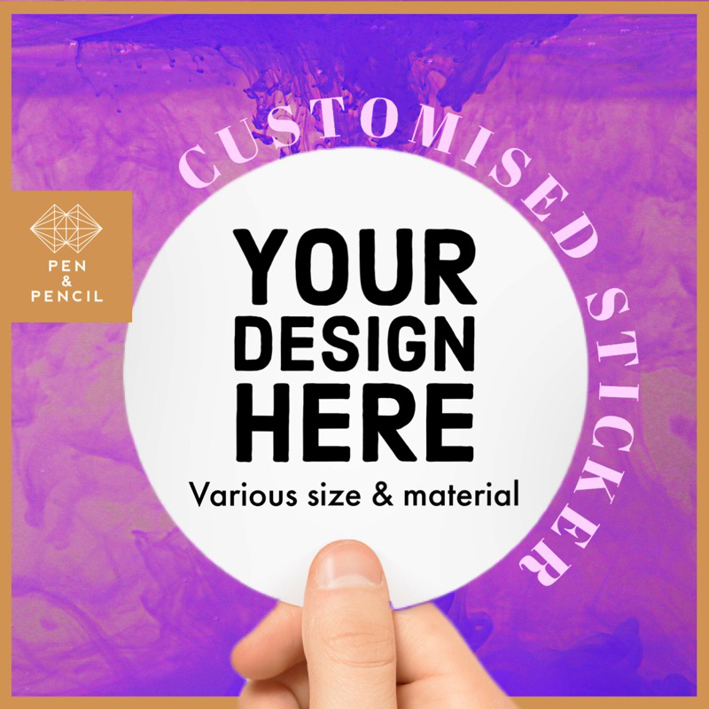 Customised Sticker Label Printing | Shopee Singapore