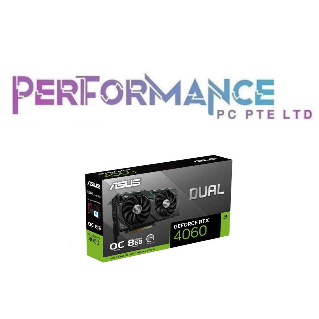 ASUS Dual GeForce RTX 4060 OC Edition 8GB GDDR6 Graphics Card (3 YEARS ...