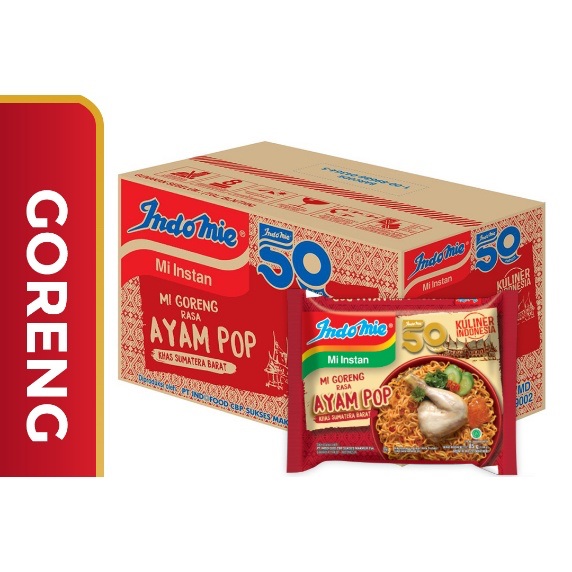 Indomie Mi Goreng Ayam Pop (Carton - 40 packets) | Shopee Singapore