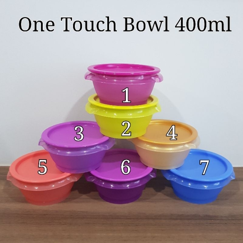Tupperware One Touch Bowl 400ml | Shopee Singapore