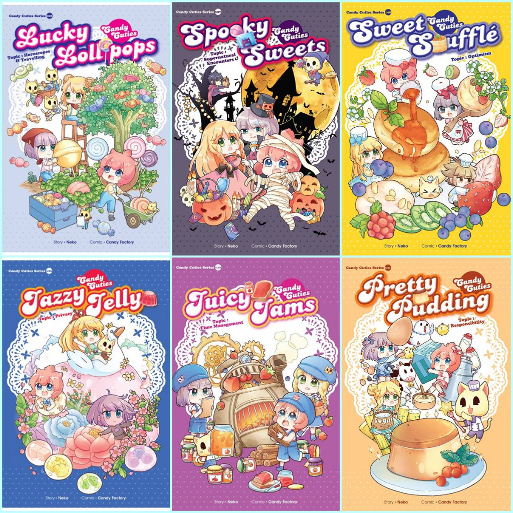 Candy Cuties Series Fun Educational English Comic | Shopee Singapore