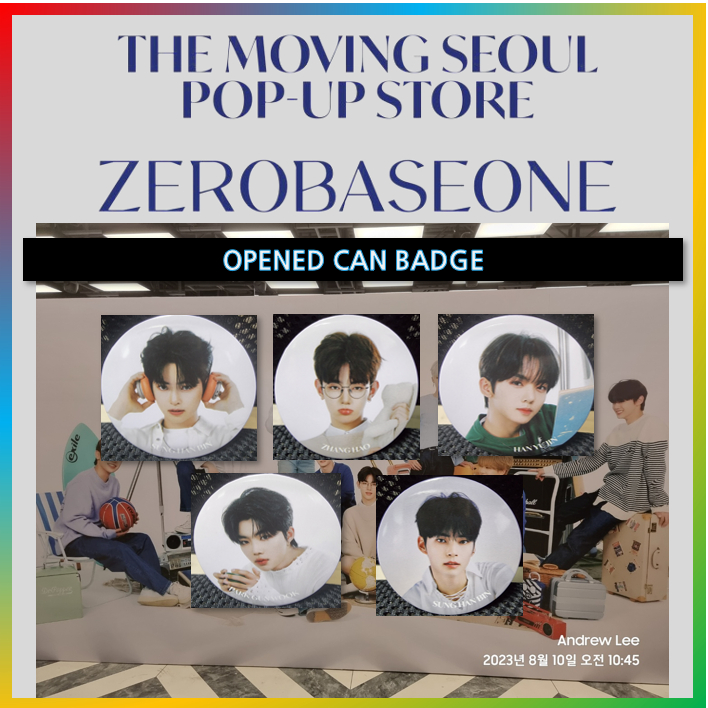 (+Photo Card Event) ZEROBASEONE ZB1 The Moving Seoul Pop-up Store ...