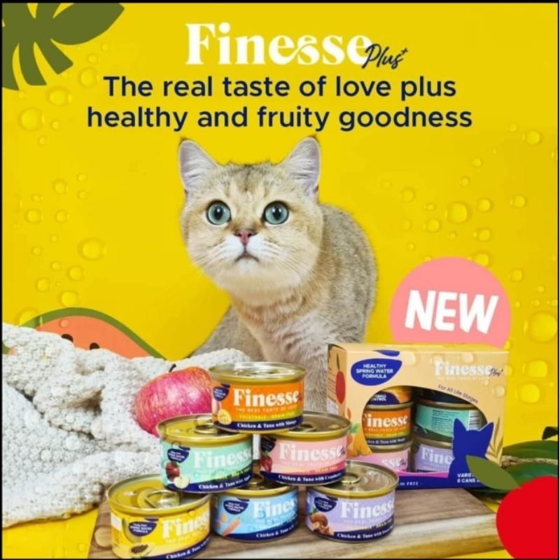 Finesse Plus Grain Free Healthy Series 85g | Shopee Singapore